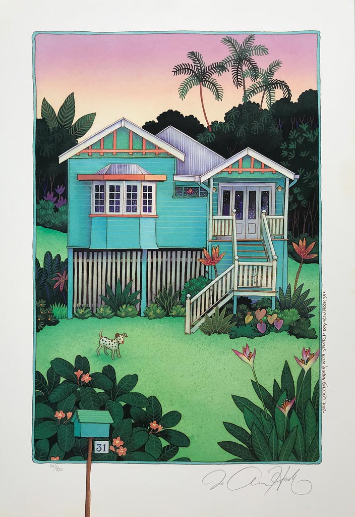 C1, C2-'Pink Queenslander' & 'Blue Queenslander' – JoAnne Hook