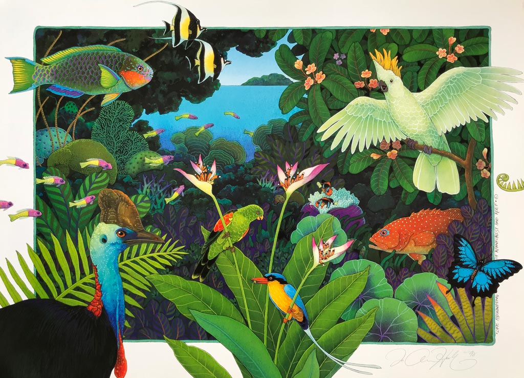 P19-'Life Abounding of Rainforest & Reef' – JoAnne Hook